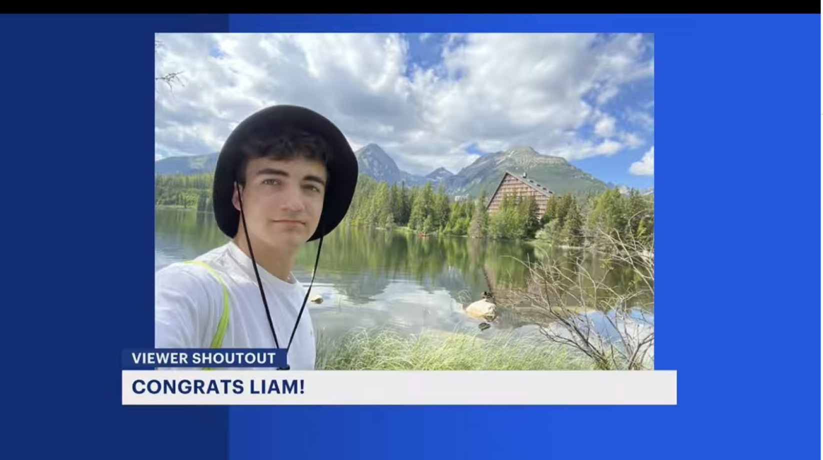 News 12 Viewer Shoutout: Congrats Liam! | Raritan Valley Community College, NJ